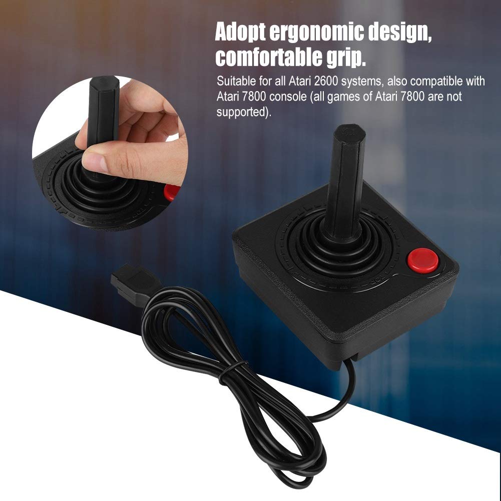 Samfox Game Joystick Joystick Controller Retro Classic 3D Analog Controller Gamepad Joystick Console System Joystick Controller for Atari 2600