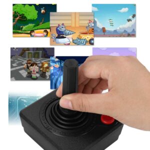 Samfox Game Joystick Joystick Controller Retro Classic 3D Analog Controller Gamepad Joystick Console System Joystick Controller for Atari 2600