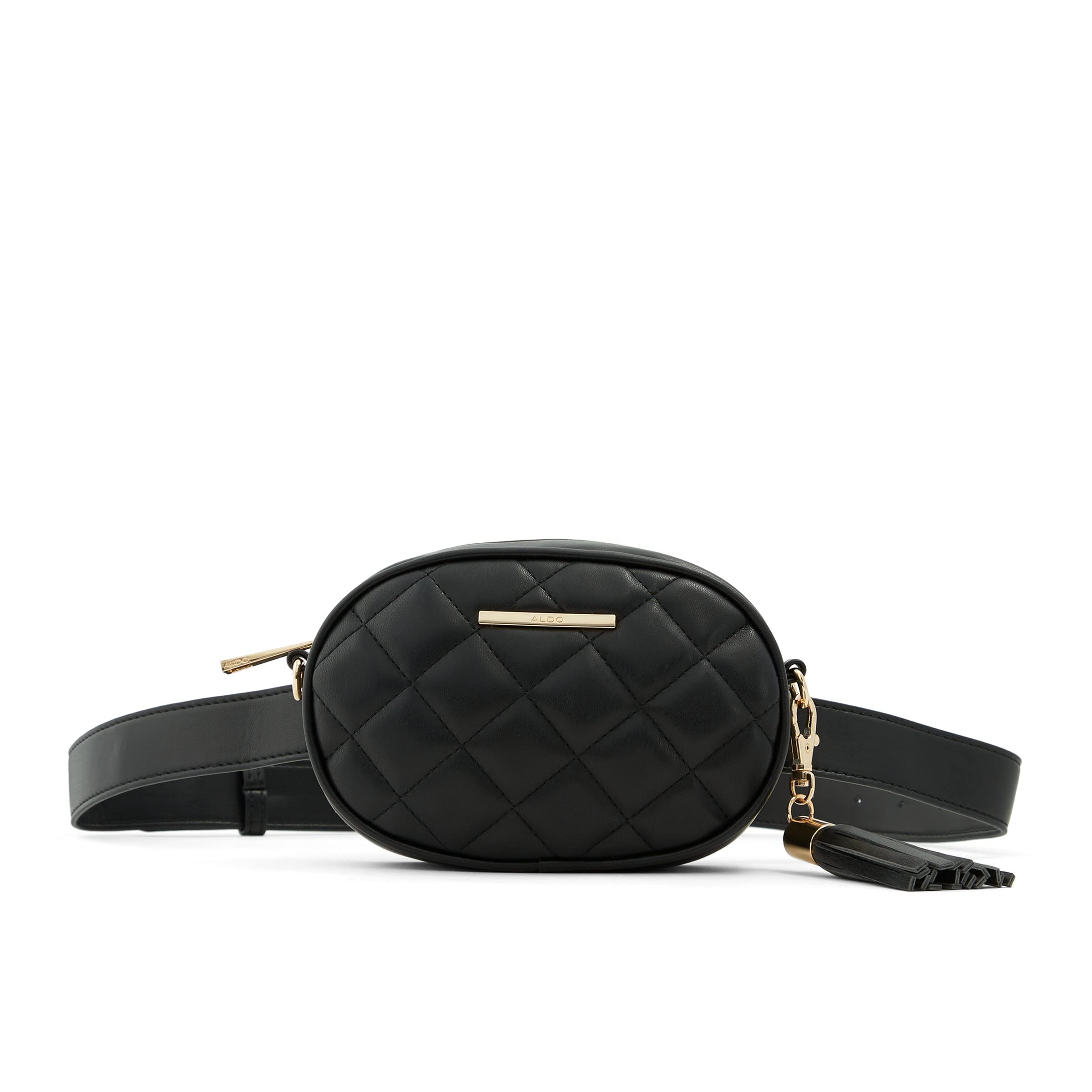 ALDO Women's Pounce Belt Bag, Black/White