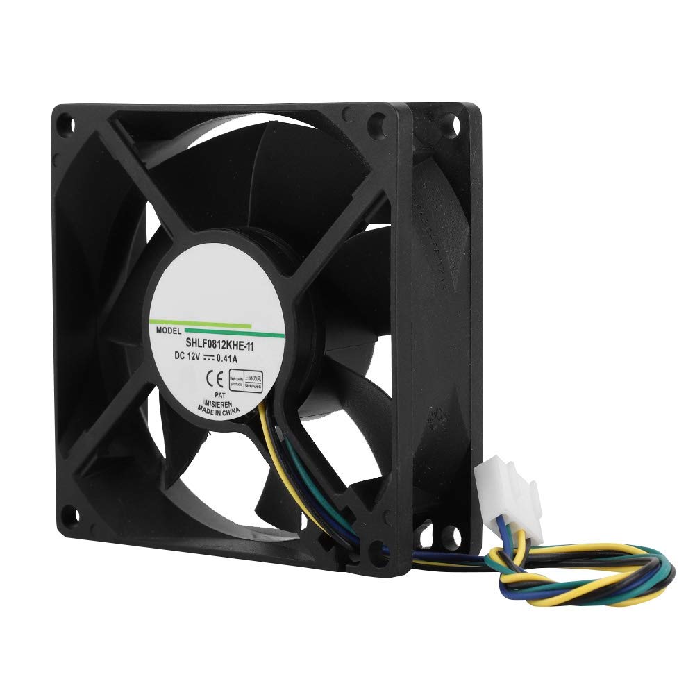 Computer CPU Cooling Fans, 12V Computer Fans,80 mm 4 Pin Dual Ball Bearing Computer Case Fans,Ultra Low Noise Cooler Silent Cooler,Support PWM