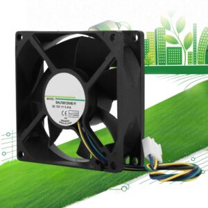 Computer CPU Cooling Fans, 12V Computer Fans,80 mm 4 Pin Dual Ball Bearing Computer Case Fans,Ultra Low Noise Cooler Silent Cooler,Support PWM