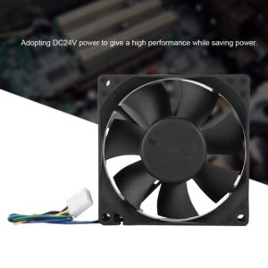 Computer CPU Cooling Fans, 12V Computer Fans,80 mm 4 Pin Dual Ball Bearing Computer Case Fans,Ultra Low Noise Cooler Silent Cooler,Support PWM