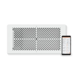 flair smart vent 6x12 (white), ac vent cover for floors, walls and ceilings.