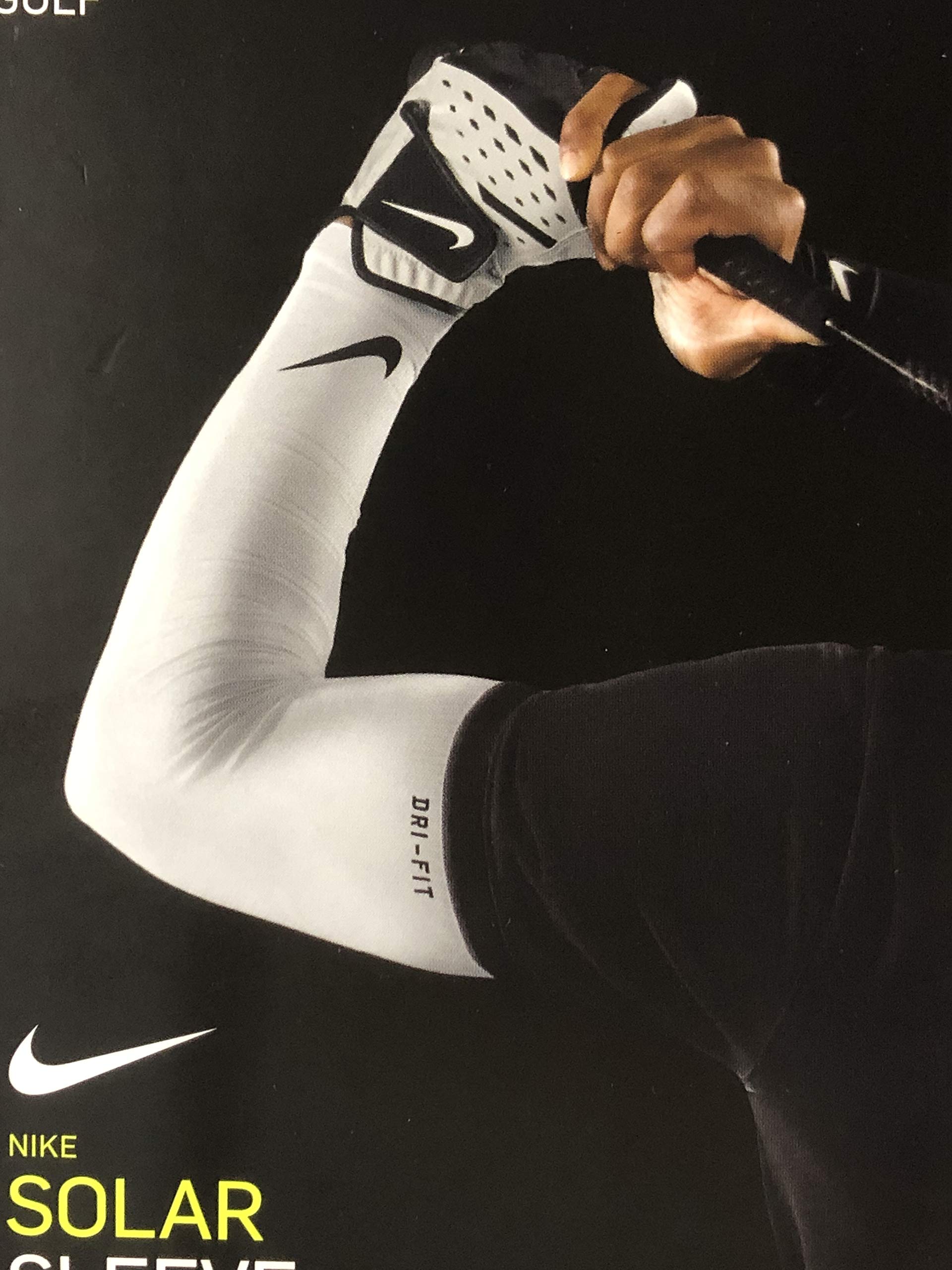 Nike New Solar Sleeve with DRI-FIT Technology White Mens Small/Medium