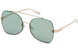 tom ford scout tf 656 28q gold metal pilot sunglasses green mirror lens