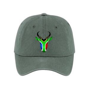 unisex south african springbok cowboy hats fashion adjustable sun caps