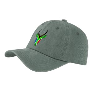 Unisex South African Springbok Cowboy Hats Fashion Adjustable Sun Caps