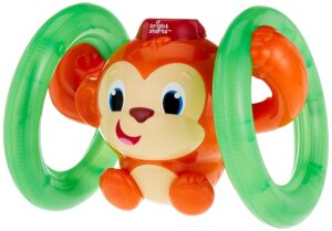 japan kids toys - bright starts bright starts roll & glow monkey (52181) by kids ii *af27*