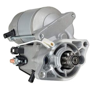 rareelectrical new 12v starter compatible with toro fairway mower reelmaster 6500-d 3100-d 1999-09 989705