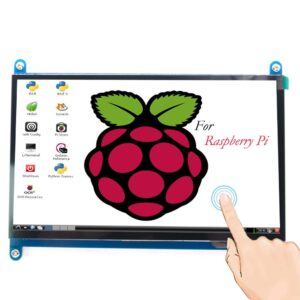 padarsey hdmi tft lcd display monitor 7 inch 1024x600 hd screen with touch function for raspberry pi b+/2b raspberry pi 3b