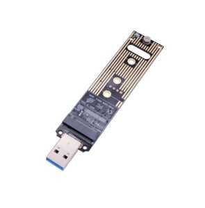 m.2 nvme usb 3.1 adapter, m-key m.2 nvme to usb card reader usb 3.1 gen 2 bridge chip with 10 gbps high performance, compatible with samsung 950/960/970 evo/pro or other m.2 ssds with pci-e type