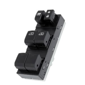 front driver side power window switch compatible for 2007-2012 nissan altima replace# 25401zn50b, 25401zn50c