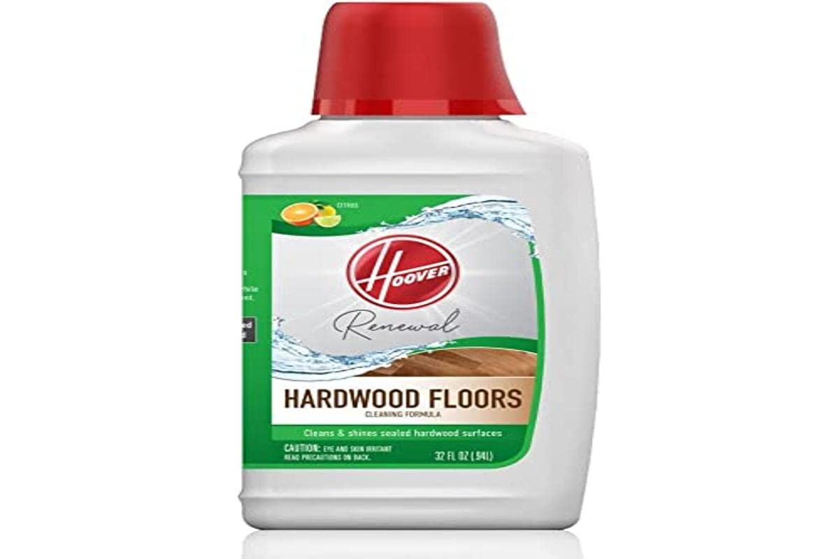 Hoover Renewal Hardwood Floor Cleaner, Concentrated Mopping and Cleaning Solution for FloorMate Machines, 32oz Formula, AH30431, White