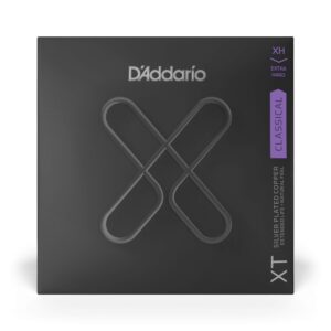 D'Addario XT Coated Classical Guitar Strings - XTC44 - Extended String Life with Natural Tone & Feel - Extra Hard Tension