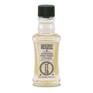 reuzel wood and spice aftershave, end your shave in style, 3.38 oz