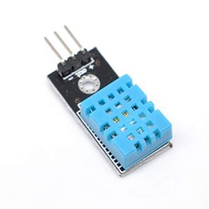 5pcs DHT11 Temperature and Humidity Sensor Module for Arduino MEGA 2560 AVR PIC Raspberry Pi 2 3 4B (Black)