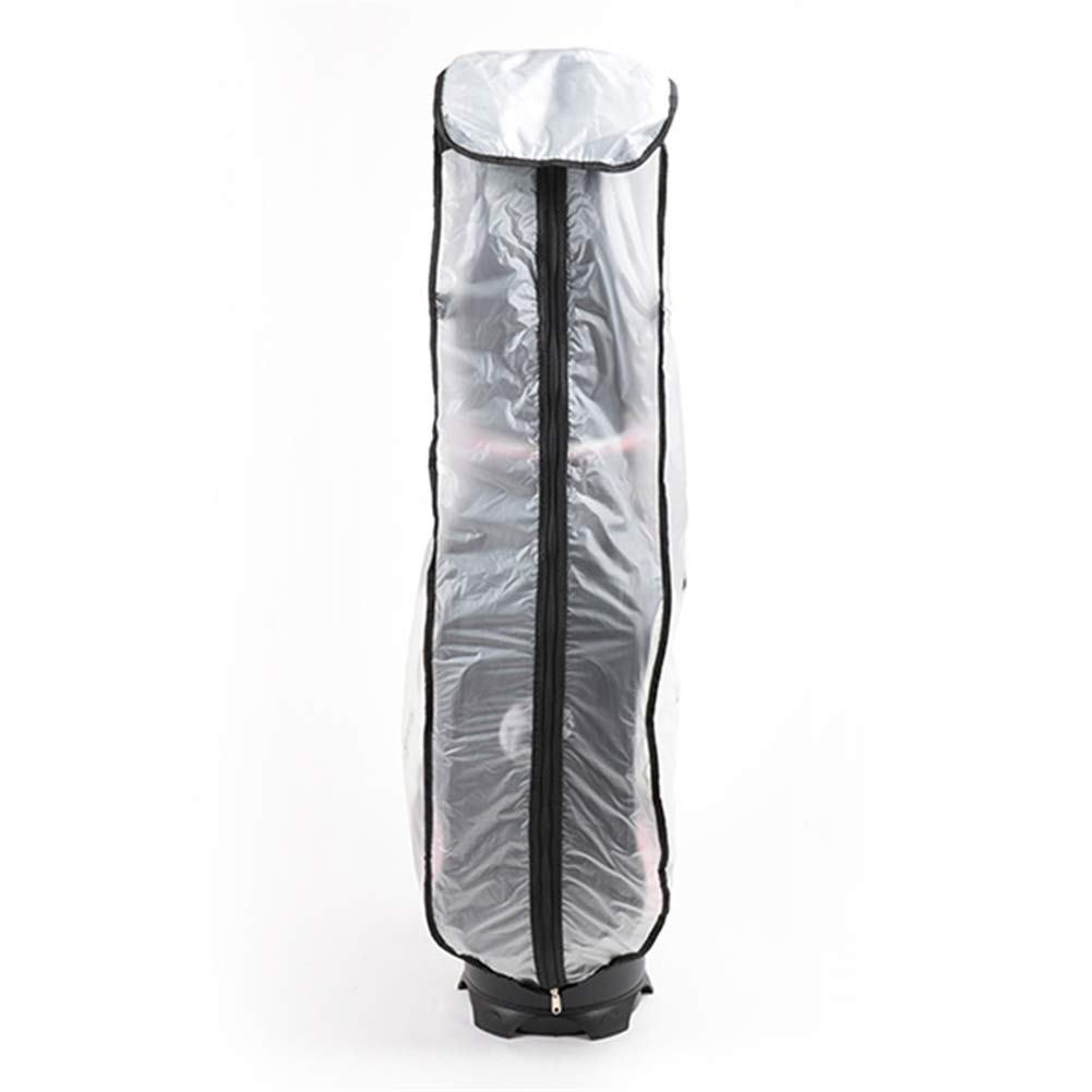 Golf Bag Rain Cover,PVC Clear Rain Cover for Golf Bag,Golf Bag Rain Protection Cover for Golf Push Carts,Waterproof Hood for Golf Bag,Heavy Duty Club Bags Raincoat for Golfer