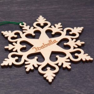 Engraved Christmas Gifts - Christmas Decorations Personalized, Wooden Christmas Decor, Xmas Ornaments, Custom Christmas Tree Ornament