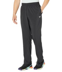 reebok training essentials woven pant, black, medium