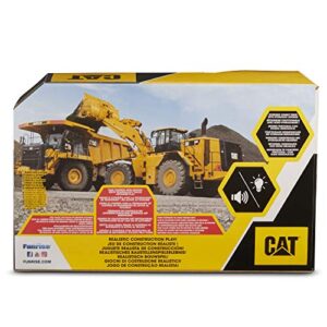 CAT Construction Toys, Construction 11.5" Power Haulers Cement Mixer, Realistic Lights & Sounds, Motion Drive Technology, Working Features, and Interactive Play for Ages 3+