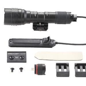 Streamlight 88071 ProTac Rail Mount HL-X USB 1000-Lumen Rechargeable Multi-Fuel Weapon Light with USB Battery and Cable, Remote Switch, Tail Switch, and Clips, Box, Black