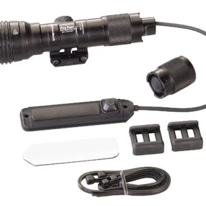 Streamlight 88071 ProTac Rail Mount HL-X USB 1000-Lumen Rechargeable Multi-Fuel Weapon Light with USB Battery and Cable, Remote Switch, Tail Switch, and Clips, Box, Black