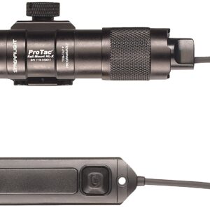 Streamlight 88071 ProTac Rail Mount HL-X USB 1000-Lumen Rechargeable Multi-Fuel Weapon Light with USB Battery and Cable, Remote Switch, Tail Switch, and Clips, Box, Black