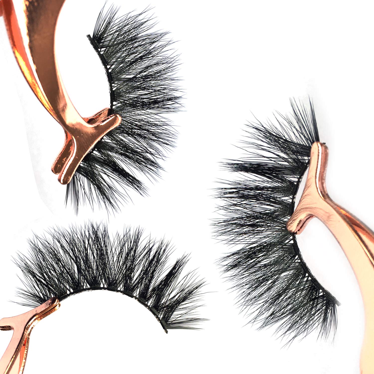 JIMIRE High Volume False Eyelashes Fluffy 3D Lashes Pack 5 Pairs