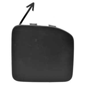 2012-2019 front tow hook cover; for sedan models; prime finish; made of pp plastic partslink ni1029102