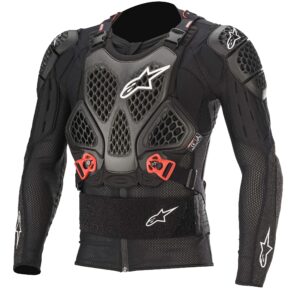 Alpinestars 6506520-13 Bionic Tech V2 Protection Jacket, Black/Red, X-Large