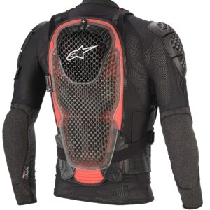 Alpinestars 6506520-13 Bionic Tech V2 Protection Jacket, Black/Red, X-Large