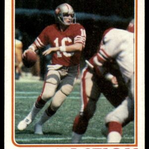 1982 Topps #489 Joe Montana San Francisco 49ers IA NFL Football Card NM-MT