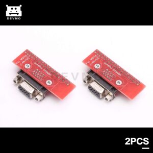 DEVMO 2PCS VGA666 Adapter Board DPI dtoverlays Module Compatible with Raspberry Pi 3B / 2B / B+ / A+