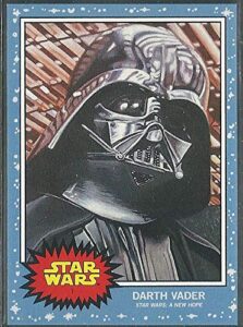 topps star wars living set card #1 - darth vader - print run: 3909