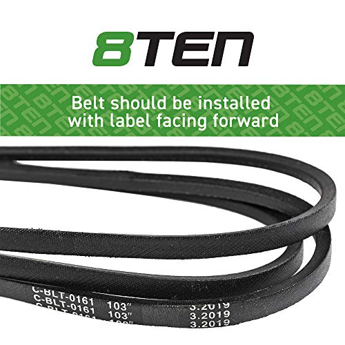 8TEN Engine to Deck Belt for Toro 102742 94-2501 Simplicity 1664644 1664644SM Snapper 1-4799 7014799 7014799YP