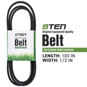 8TEN Engine to Deck Belt for Toro 102742 94-2501 Simplicity 1664644 1664644SM Snapper 1-4799 7014799 7014799YP