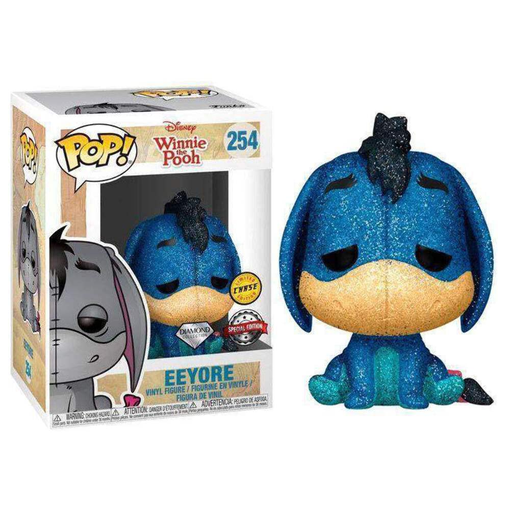 Funko Pop Winnie The Pooh Eeyore Diamond Edition Exclusive, One Size, Black