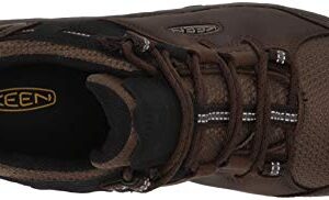 KEEN Men's Steens WP Hiking Shoe, Brown, 9.5