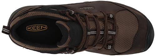 KEEN Men's Steens WP Hiking Shoe, Brown, 9.5