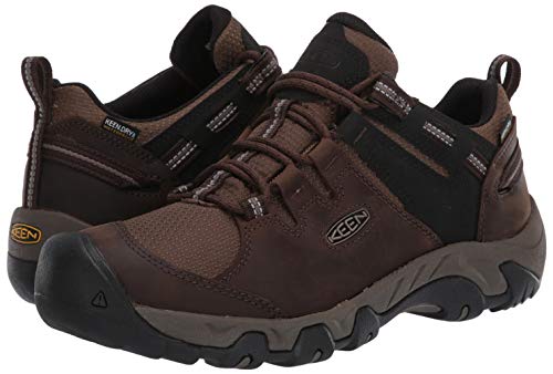 KEEN Men's Steens WP Hiking Shoe, Brown, 9.5