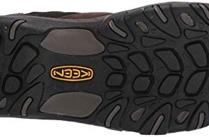 KEEN Men's Steens WP Hiking Shoe, Brown, 9.5