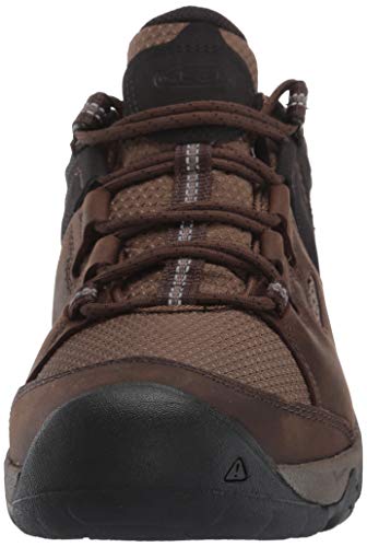 KEEN Men's Steens WP Hiking Shoe, Brown, 9.5