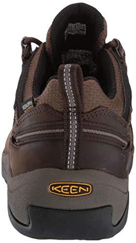 KEEN Men's Steens WP Hiking Shoe, Brown, 9.5