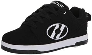 heelys men's voyager tennis shoe, balck/white, 12 m us