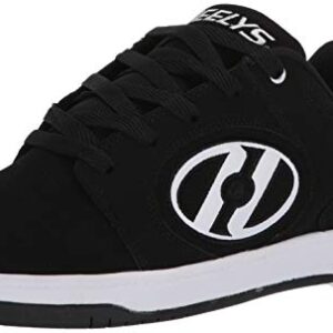 Heelys Men's Voyager Tennis Shoe, Balck/White, 12 M US