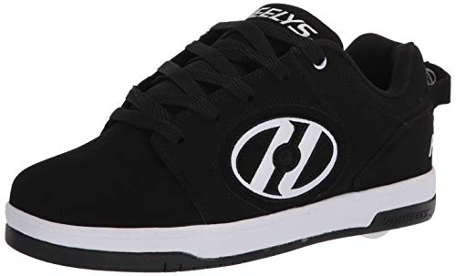 Heelys Men's Voyager Tennis Shoe, Balck/White, 12 M US