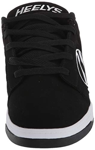 Heelys Men's Voyager Tennis Shoe, Balck/White, 12 M US