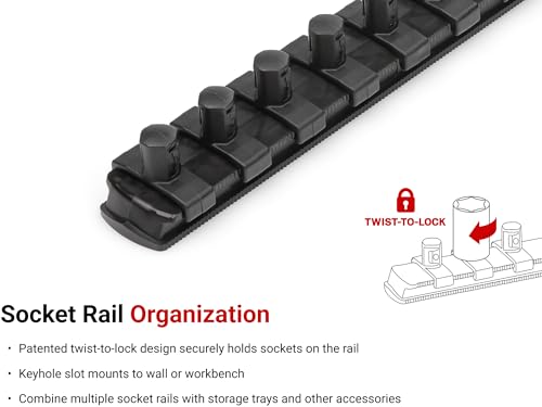 TEKTON 3/8 Inch Drive 12-Point Socket Set, 15-Piece (1/4-1 in.) | SHD91111