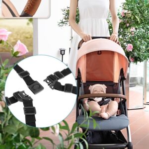 Holder Replacement Safety Security Belts Stroller Children Pushchair Rotating Protection Adjustable High Chair Straps Universal Baby 5 Point Harness Belt for Wooden Highchair Pram