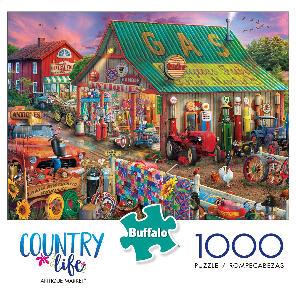 Buffalo Games - Antique Market - 1000 Piece Jigsaw Puzzle